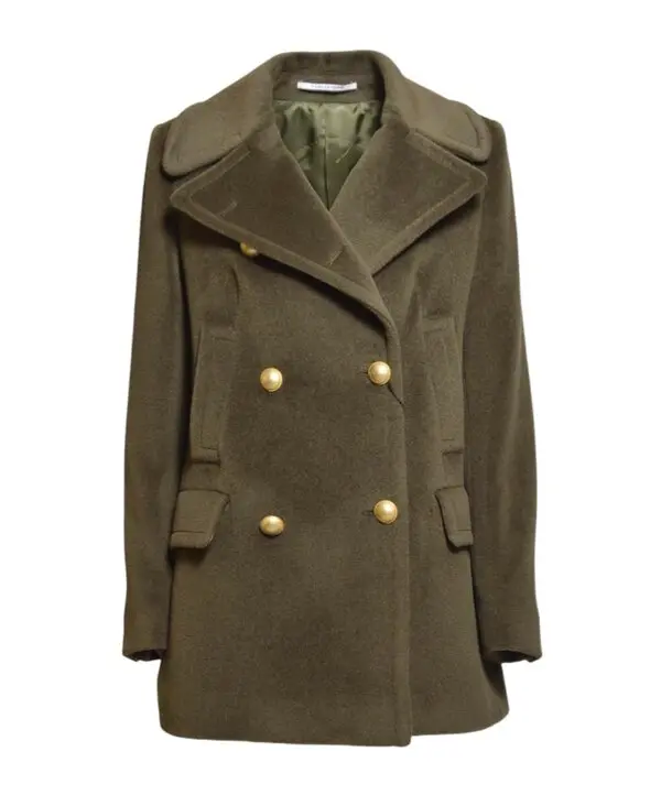 Tagliatore Blanche Double-breasted Coat - Brown