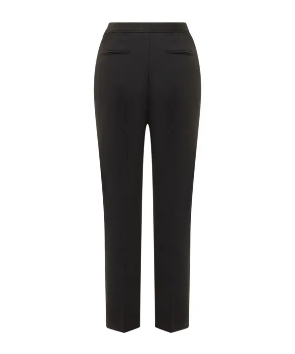 MSGM Logo Waistband Trousers - Black