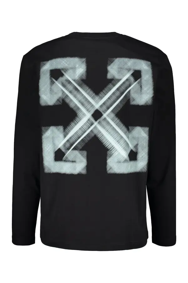Off-White Arrow Print Long-sleeve T-shirt