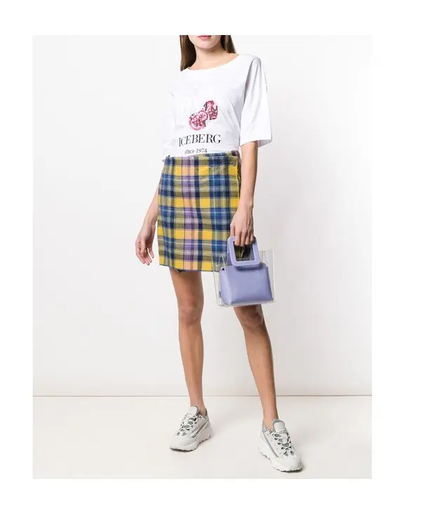 Iceberg Printed T-shirt With Embellished Cherries