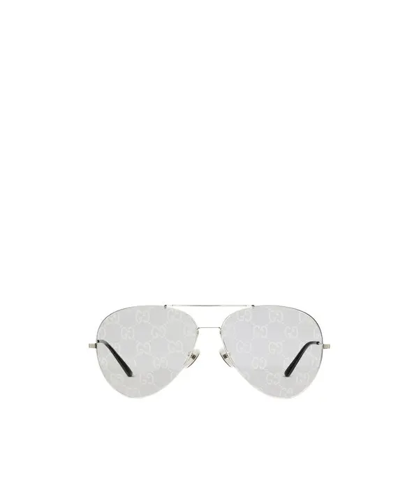 Gucci Gg2172s Aviator Sunglasses - Silver