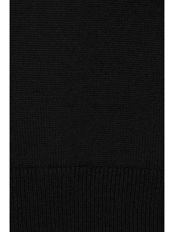 Maison Kitsuné Fox Head Crewneck Jumper - Black
