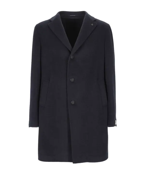 Tagliatore Long-sleeved Coat - Black