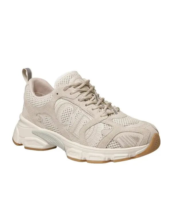 Dior Christian Chrono Lace-up Sneakers - Beige