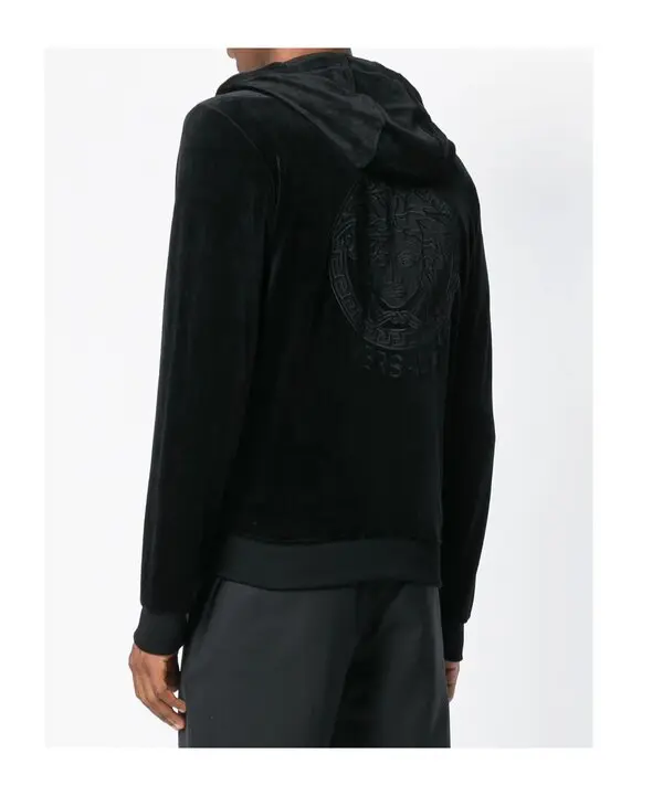 Versace Hooded Zip-up Jacket