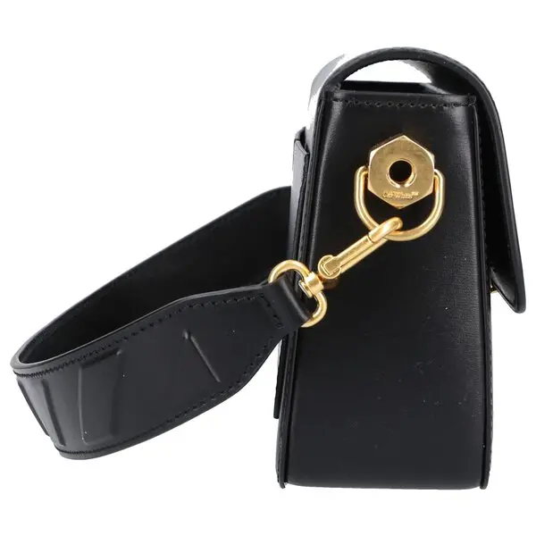 Off-White Logo Strap Satchel - Black