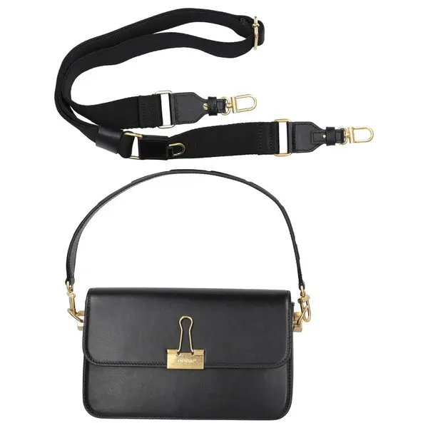 Off-White Logo Strap Satchel - Black