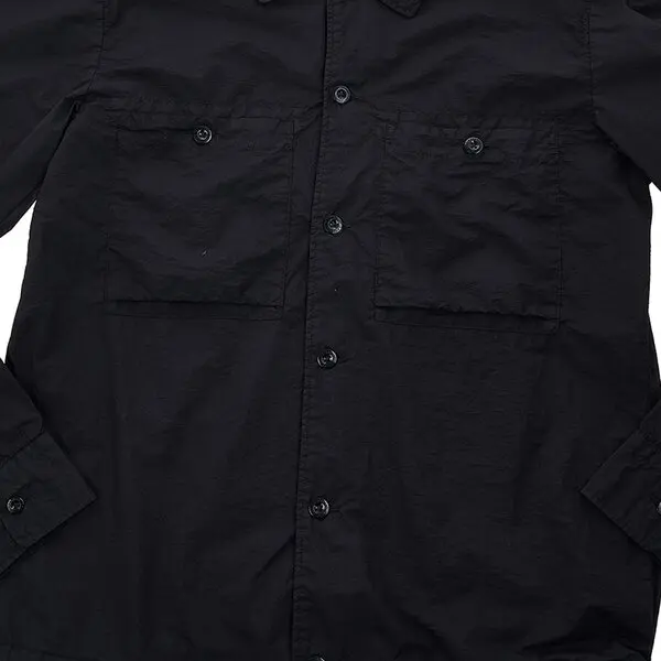 C.P. COMPANY Taylon Lens-detail Overshirt Jacket - Black