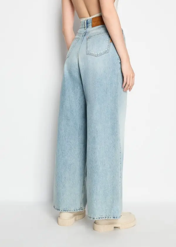 Armani Exchange Super Wide Leg Jeans