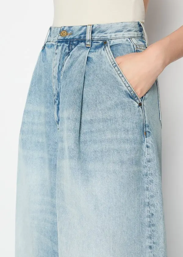 Armani Exchange Super Wide Leg Jeans