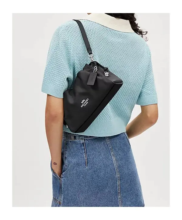 COACH Pleated Shoulder Bag