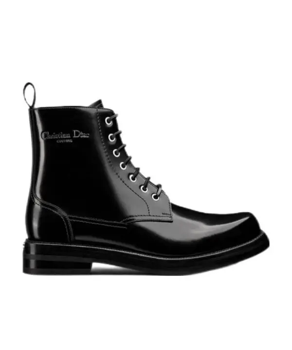 Dior Carlo Lace-up Boots - Black