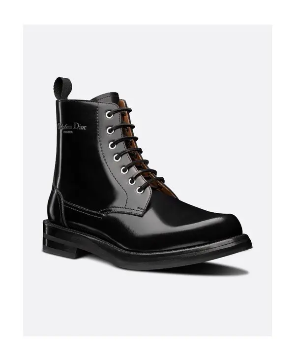 Dior Carlo Lace-up High-top Boots