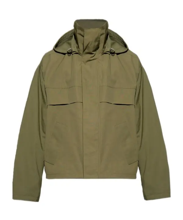 Bottega Veneta Hooded Zip-up Jacket - No