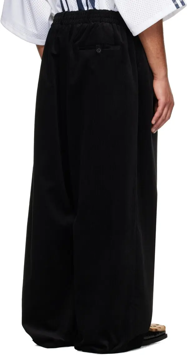 Martine Rose Wide-leg Corduroy Trousers With Elasticated Waistband