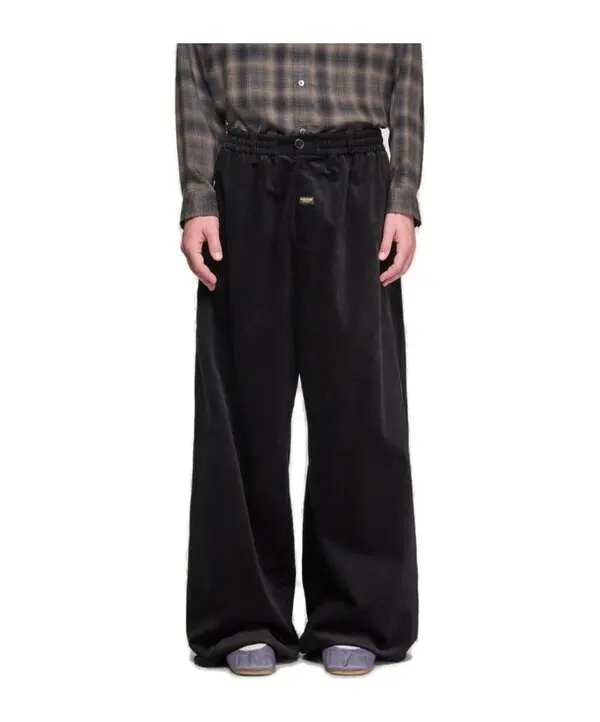 Martine Rose Wide-leg Corduroy Trousers With Elasticated Waistband