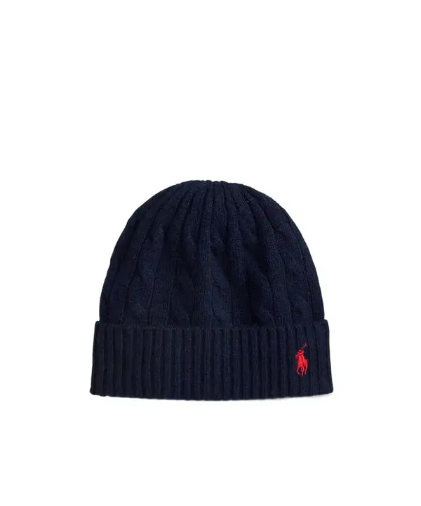 Polo Ralph Lauren Cable Knit Beanie - Hunter Navy