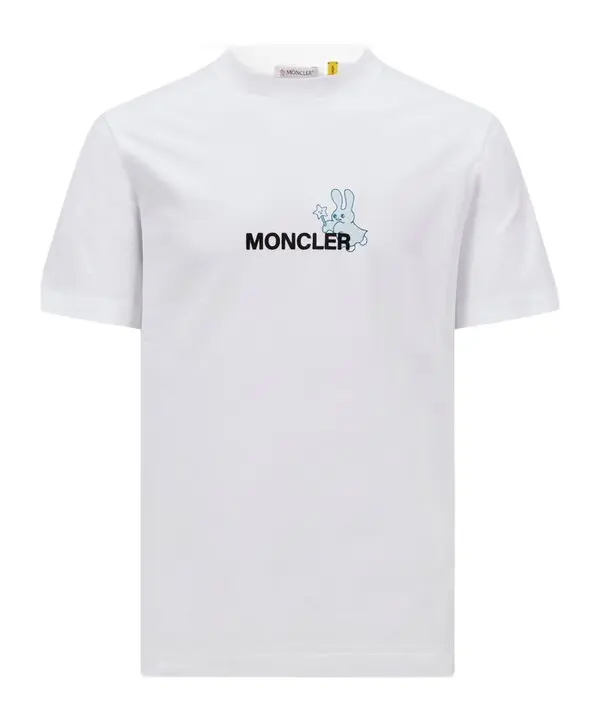 Moncler X Frgmt Cartoon Logo Cotton T-shirt