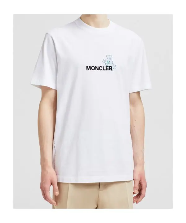 Moncler X Frgmt Cartoon Logo Cotton T-shirt