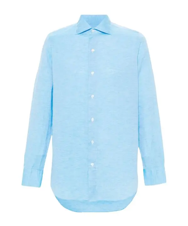 FINAMORE 1925 Clear Shirt - Blue