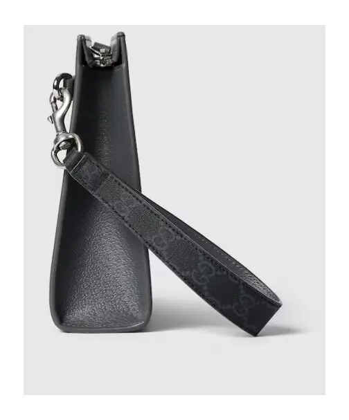 Gucci Gg Monogram Wristlet Clutch Bag