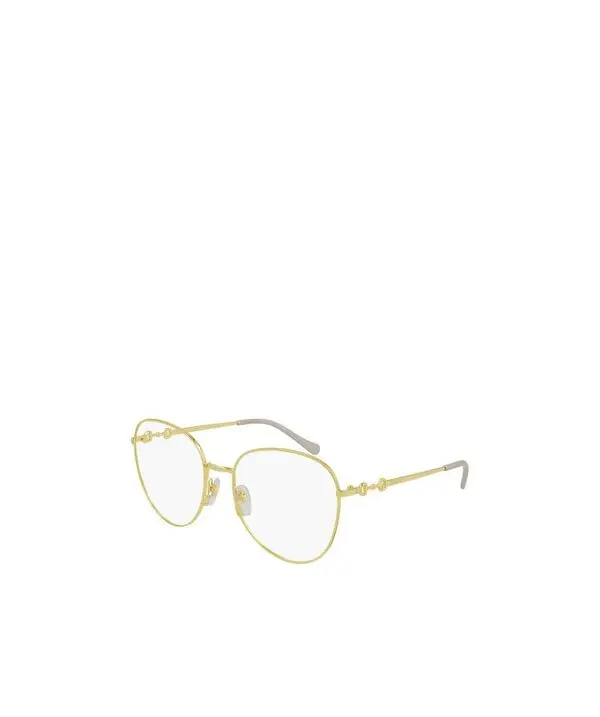 Gucci Round Frame Eyeglasses - White