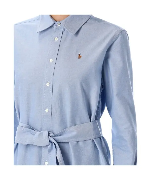 Ralph Lauren Polo Belted Oxford Shirtdress