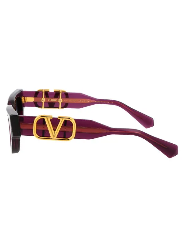 Valentino Garavani Cat Eye Frame Sunglasses - Gray