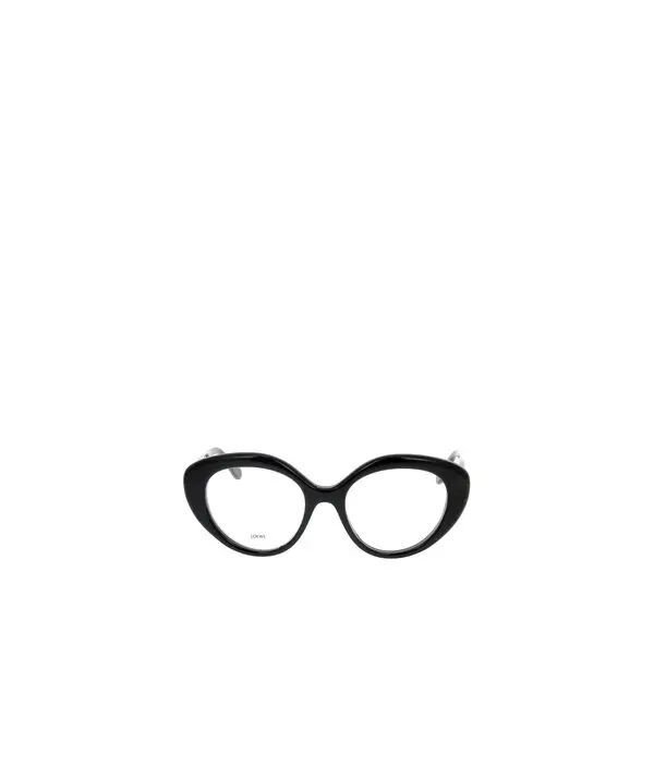 Loewe Curvy Butterfly Frame Eyeglasses - Black