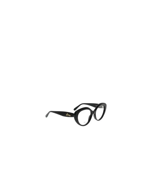 Loewe Curvy Butterfly Frame Eyeglasses - Black