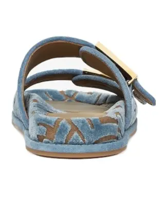 Fendi Ff Jacquard Slip-on Slides