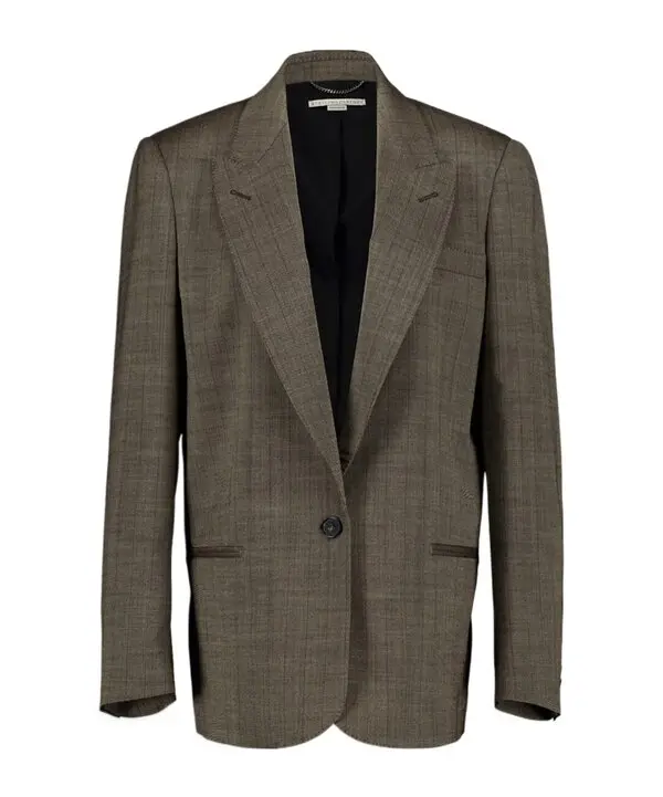 Stella McCartney Classic Single-breasted Blazer With Notched Lapel
