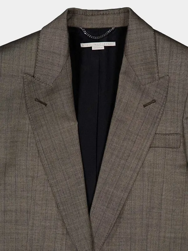 Stella McCartney Classic Single-breasted Blazer With Notched Lapel