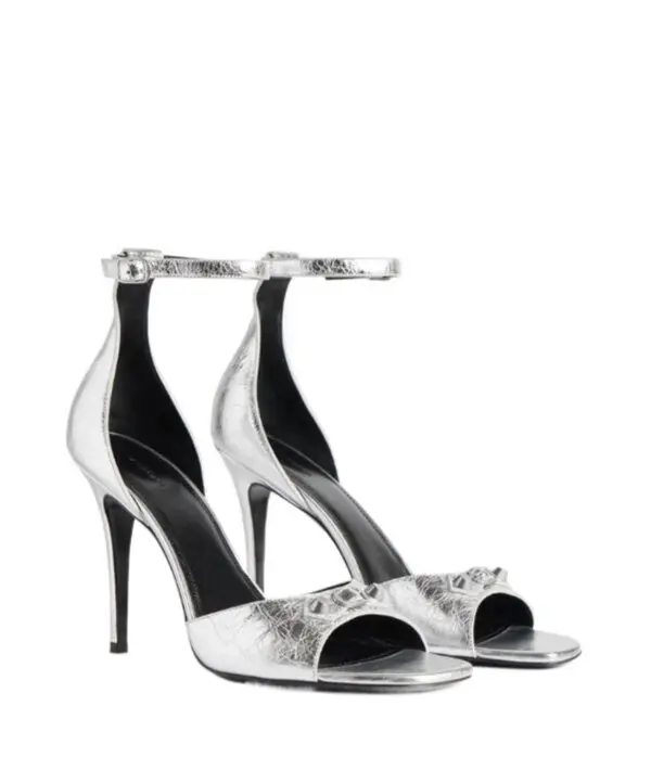 Balenciaga City Up Studded Heeled Sandals