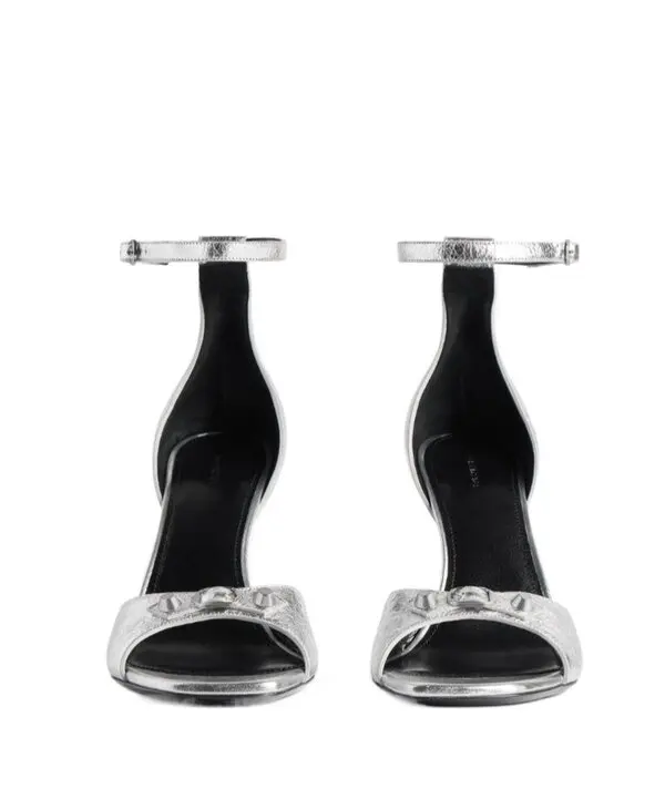 Balenciaga City Up Studded Heeled Sandals