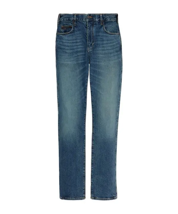 Emporio Armani Tapered Leg Jeans - Blue