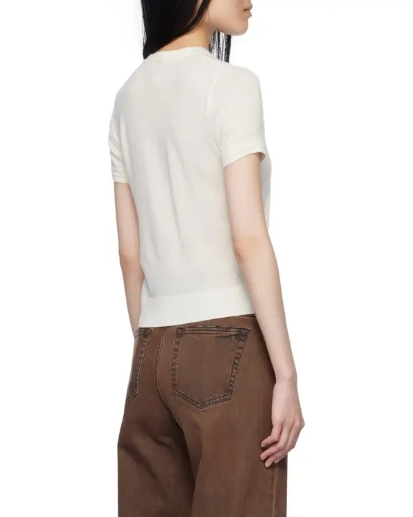 DIESEL® M-aline" Knitted Top With Hollow D Logo