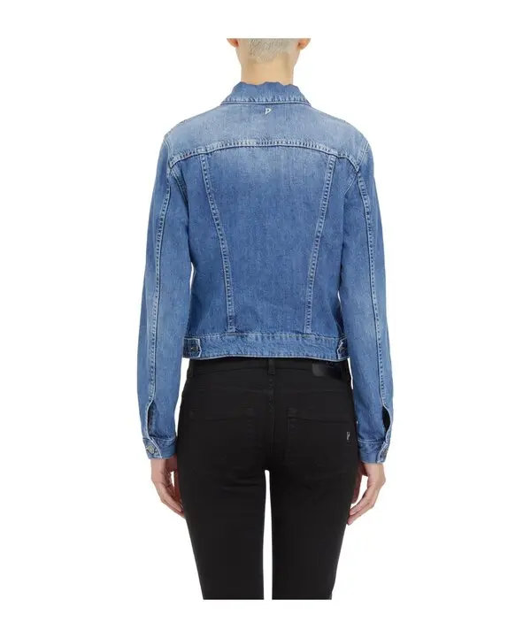 DONDUP Long-sleeved Denim Jacket - Blue