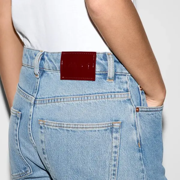 Gucci Low Rise Cropped Five-pocket Denim Pants