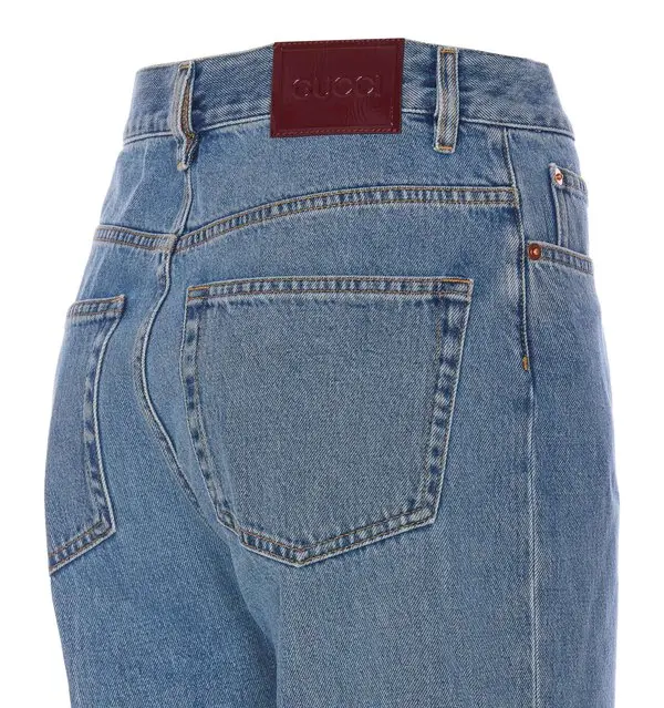Gucci Low Rise Cropped Five-pocket Denim Pants