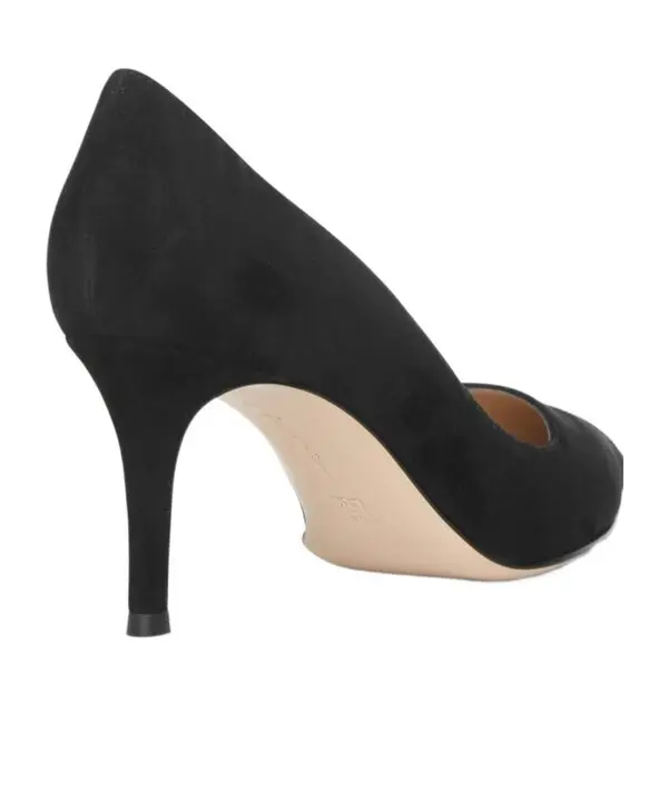 GIANVITO ROSSI 70mm Pointed Toe Pumps - Black