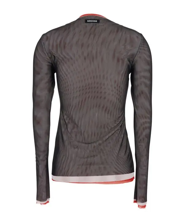 MSGM Crewneck Layered Blouse