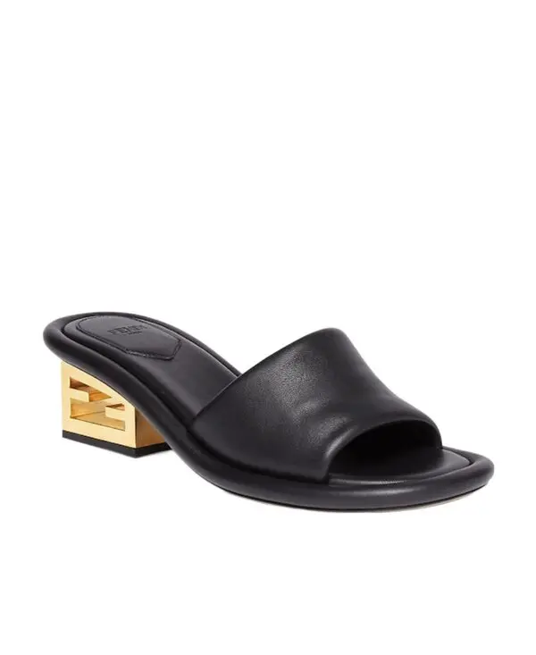 Fendi Ff Baguette Motif Slides