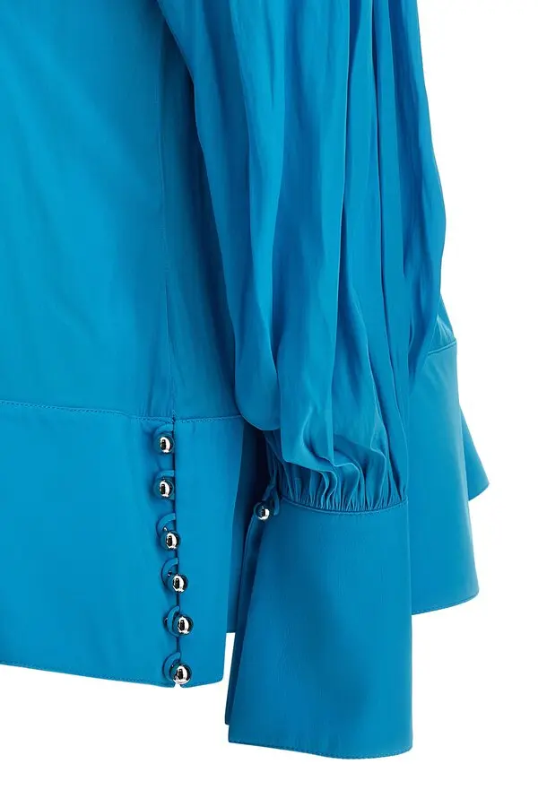 LANVIN Pleated Drop-shoulder Kaftan
