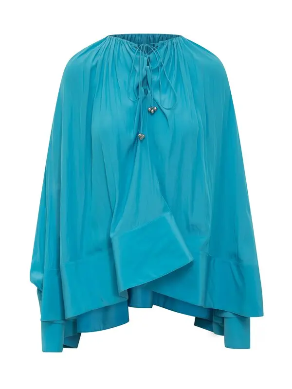 LANVIN Pleated Drop-shoulder Kaftan