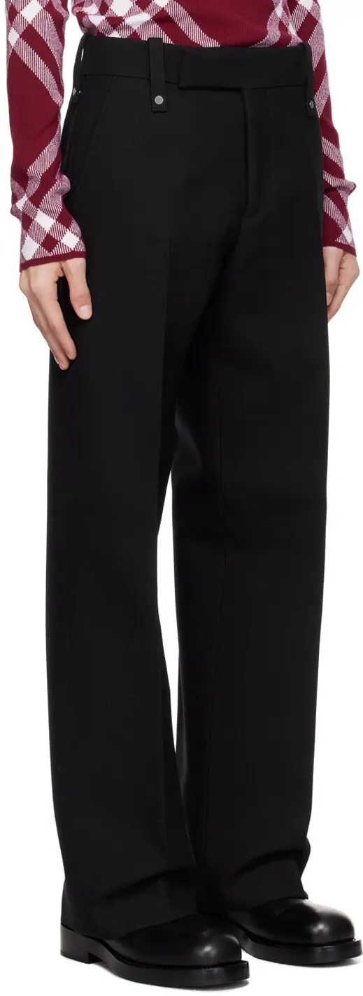 Burberry Pleat-detailed Straight-leg Trousers