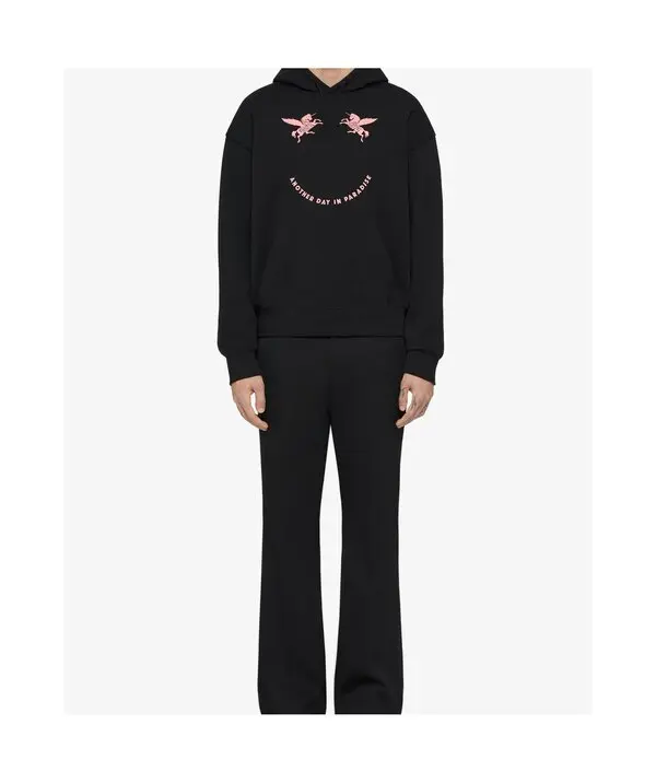 Givenchy Slogan Printed Drawstring Hoodie