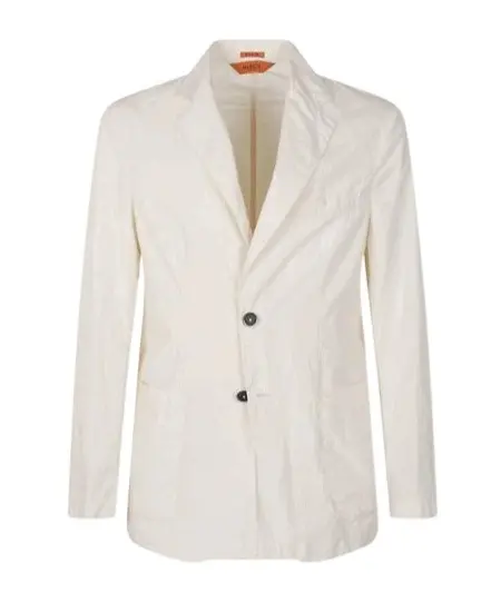 Barena Venezia Long-sleeved Suit Jacket - White