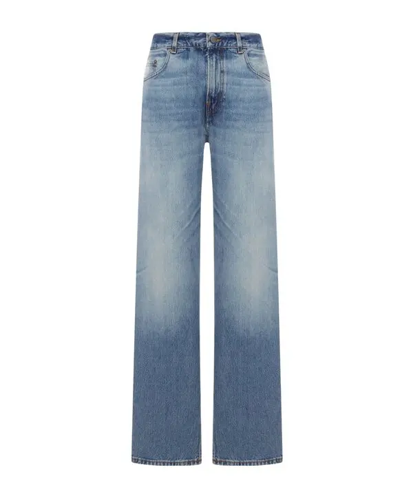 HAIKURE Five-pocket Denim Trousers - Blue