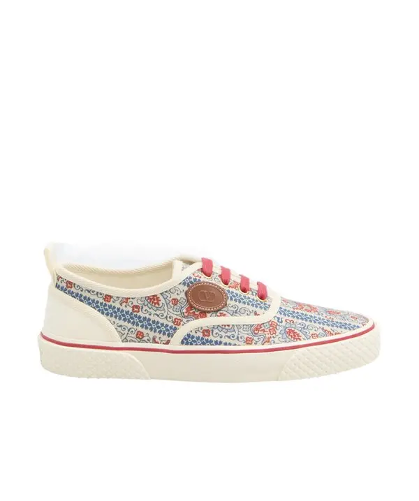 Valentino Garavani Nojoke Logo Patch Lace-up Sneakers - Multicolor